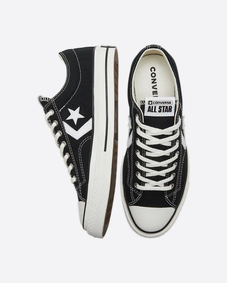 复古76男女低帮星箭休闲板鞋黑色德训鞋